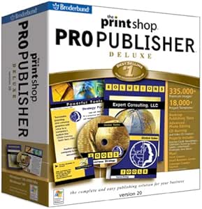 Amazon.com: The Print Shop 20 Pro Publisher Deluxe