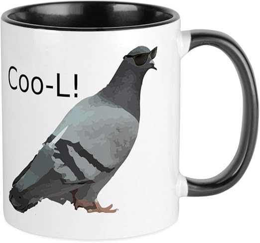Amazon.com: CafePress Cool Pigeon Mug Unique Coffee Mug, Coffee Cup ...