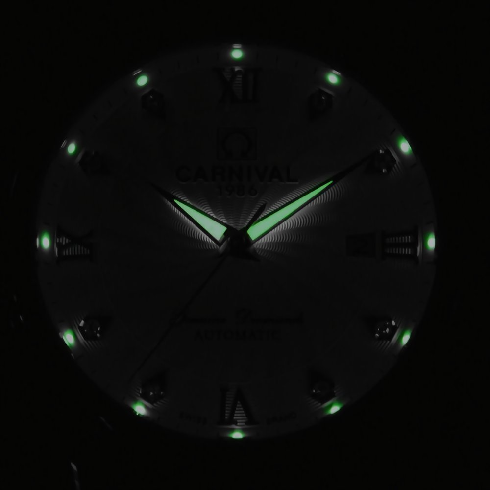 Mua Carnival 8671G Men's Mechanical Watch, Date Calendar, Parallel ...