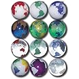 Amazon.com: Earth Marbles Complete Set in Assorted Colors, 12 In A ...