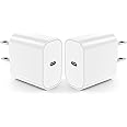 Amazon.com: USB C Charger Block, 2Pack 20W for iPhone Fast Charger Wall ...