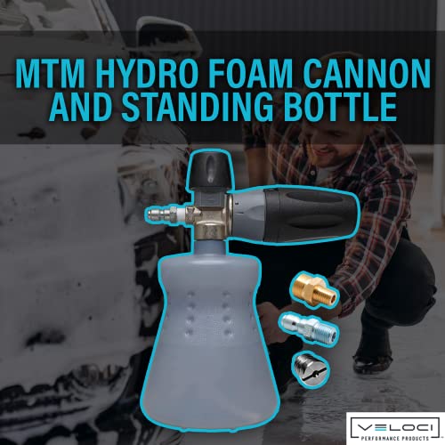 MTM Hydro PF22.2 Foam Cannon, Pressure Washer Car Wash Sprayer Gun, High Pressure Foam Power ...