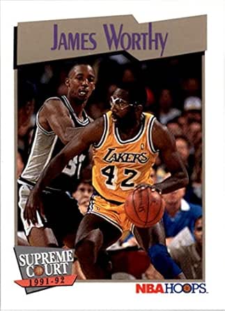 Amazon.com: 1991-92 Hoops #474 James Worthy SC NBA Basketball Trading ...