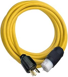 Amazon.com : Conntek Transfer Switches Cord / Temp Power Cord, L5-30P 30-Amp 3 Prong Locking ...
