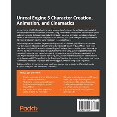Buy Unreal Engine 5 Character Creation, Animation, and Cinematics: Create custom 3D assets and ...