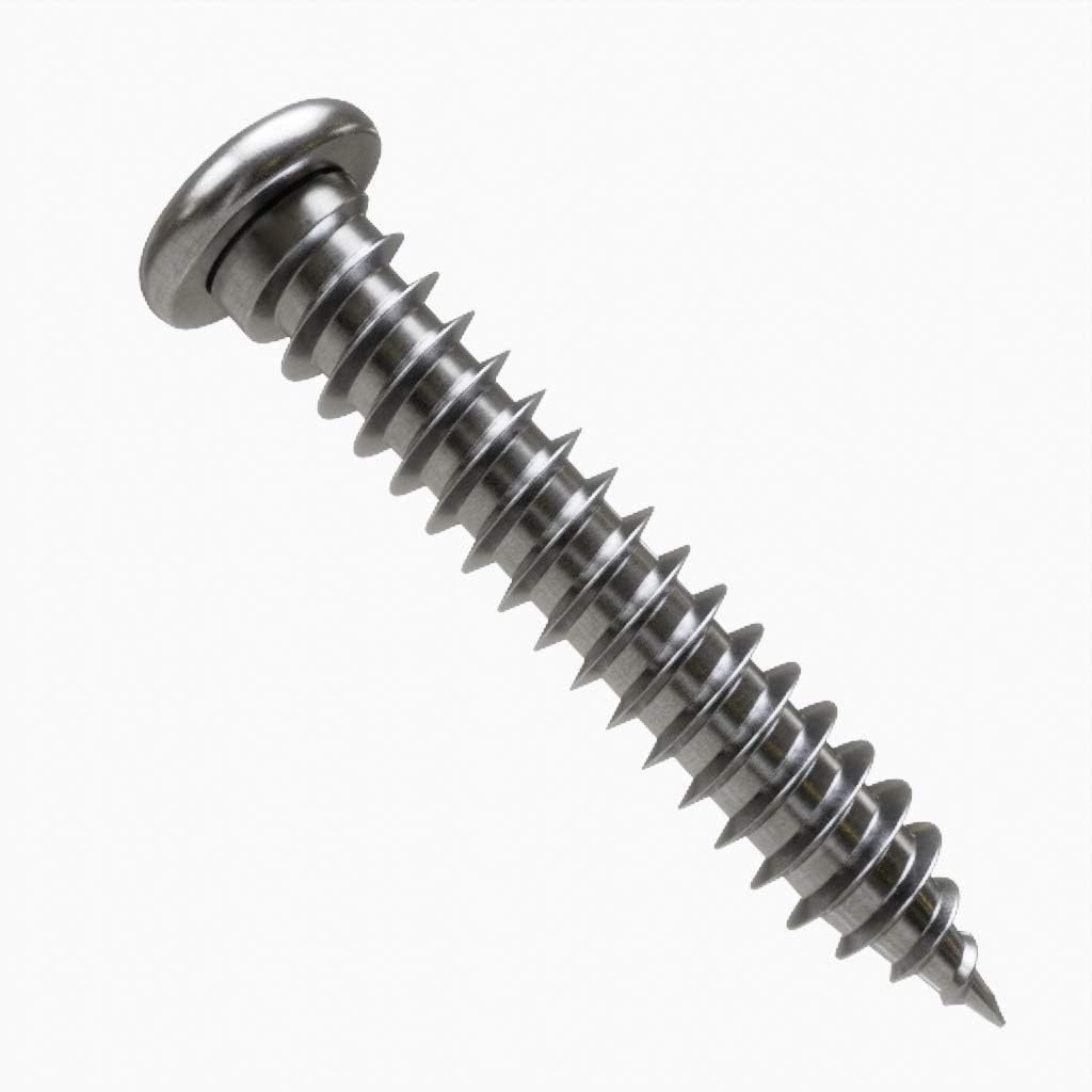 Tornillo Autorroscante Cabeza Cilindrica Cruciforme Acero Inox DIN 7981 2.2x6.5 x100 Tornillos ...