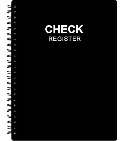 Check Register Book Ekonomik Wirebound Check Register - 8.75x14.75 ...