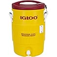 IGLOO Termo, Capacidad DE 5 GAL (18,92 L), Serie 400, Amarillo, Blanco ...