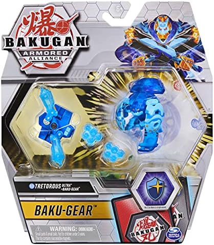 Bakugan Ultra, Aquos Tretorous with Transforming Baku-Gear, Armored Alliance 3-inch Tall ...