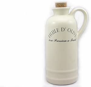 Amazon.com: French-inspired"Huile D'Olive" Olive Oil Pitcher: Oil ...