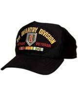 1st Infantry Division Cap Big Red One Army Baseball Bumper Sticker Mens ...