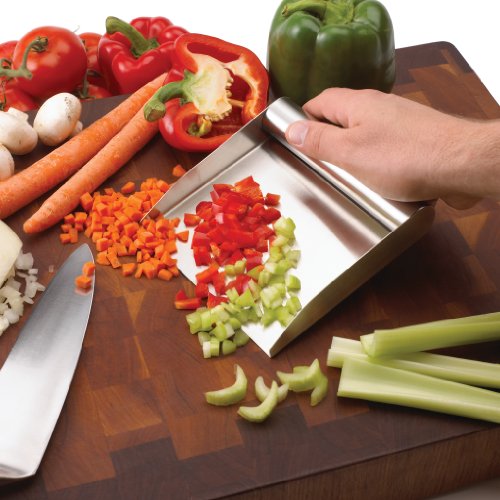 Chef's Planet PrepTaxi - Stainless Steel Food Scoop Home Garden Kitchen ...