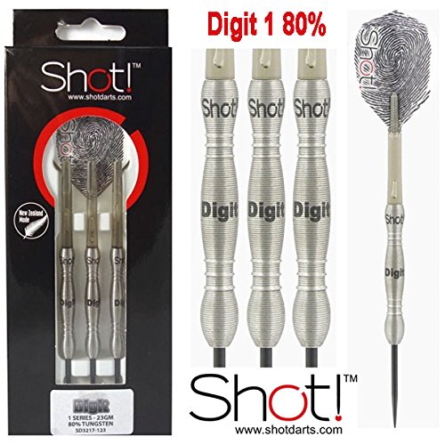 SHOT DIGIT SCALLOPED DARTS SET 23g- Buy Online in India at desertcart ...