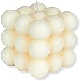 Amazon.com: Loftern White Freesia Scented Bubble Candle - Handmade ...
