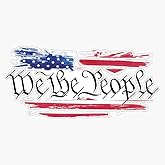 Amazon.com - We The People Sticker Bumper Sticker Vinyl Decal 5"