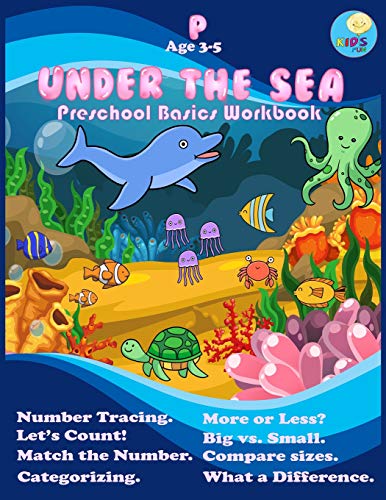 Under the sea: Preschool Workbook basic activity for Pre-k ages 3-5 and ...