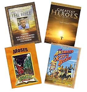 Amazon.com: Ultimate Bible Stories Faith DVD Collection: Charlton ...