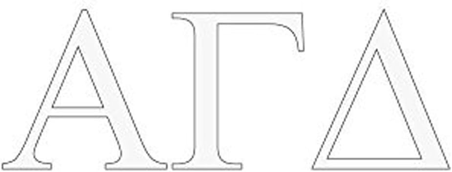 Amazon.com: Alpha Gamma Delta Greek Letter Window Sticker Decal: Automotive