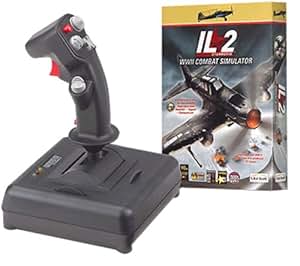Amazon.com: CH Products Combatstick USB Joystick with IL-2 Sturmovik ...