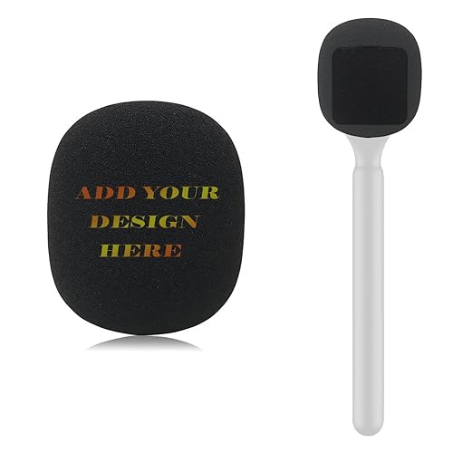 Personalized Microphone Cover Custom foam mic windscreen Customized ...
