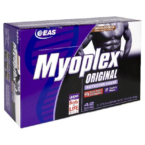 EAS Myoplex Original Nutrition Shake, Chocolate Cream, Pack of 42 ...