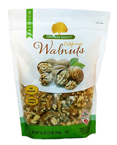 24% off Natural Premium California Shelled Walnuts, 16oz by Grower ...