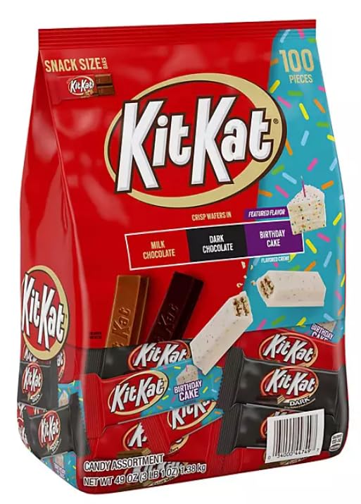 Mua KIT KAT Snack Size Assortment Bag with KIT KAT Milk Chocolate, KIT ...