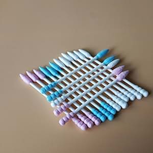 Amazon.com : Cotton Sticks Spiral Q-tip Cosmetic Q Tips Paper Stick ...