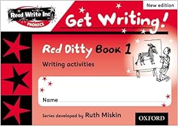 Read Write Inc. Phonics: Get Writing!: Red Ditty Books 1 - 5 Pack of 50 ...