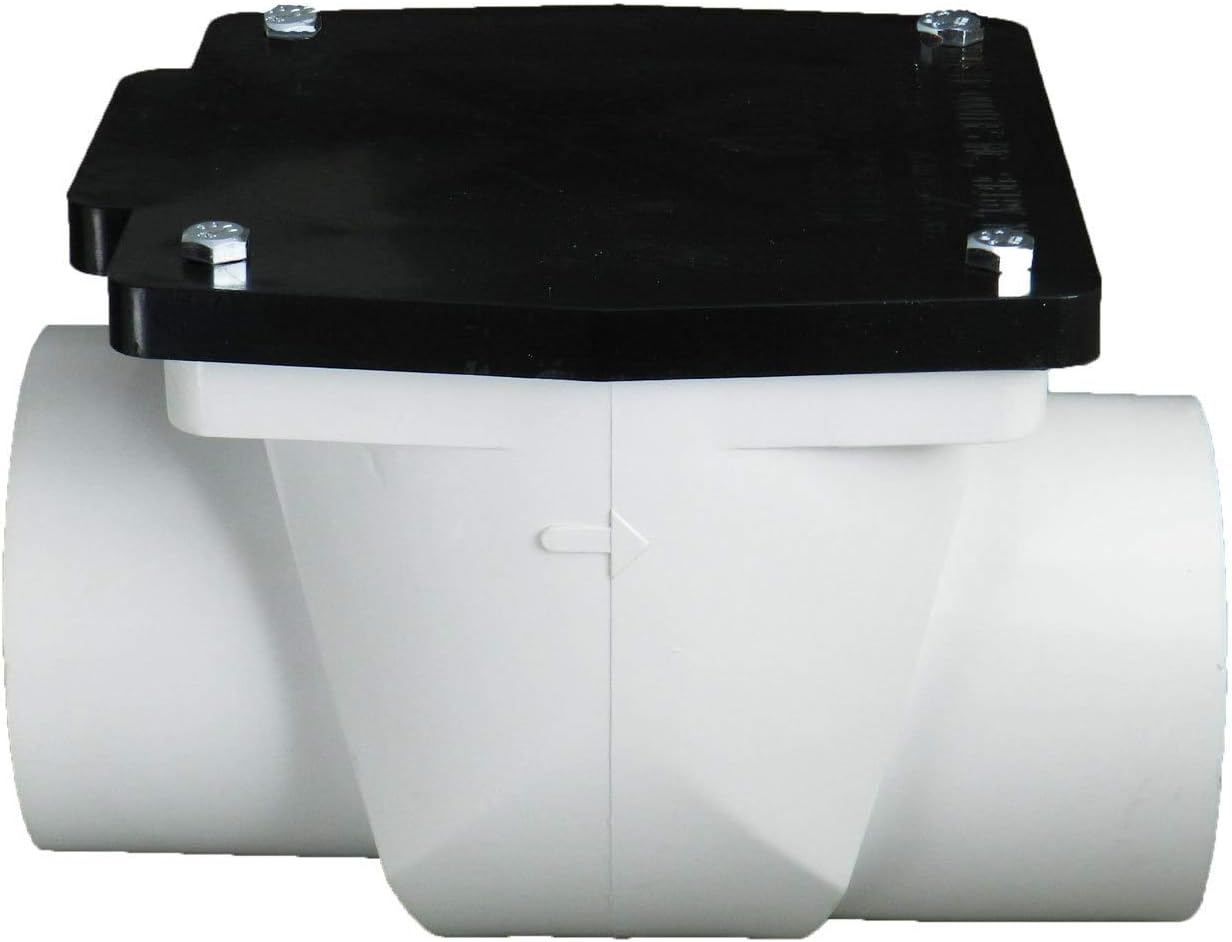 Backwater Valve - PVC 4" Over Pipe Fit/Plastic Oddities/PBF382 ...