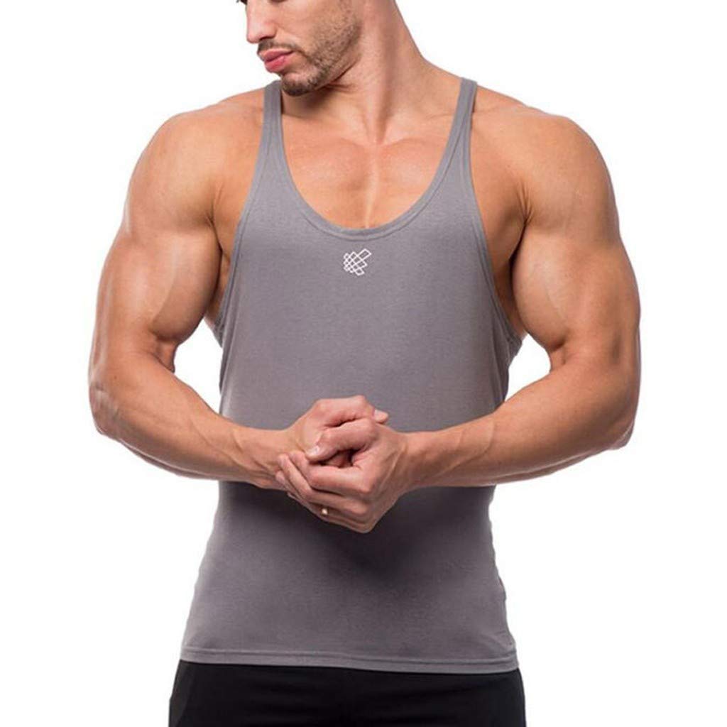 Abbigliamento Canotte Canotta Uomo Bodybuilding VJGOAL Militare ...