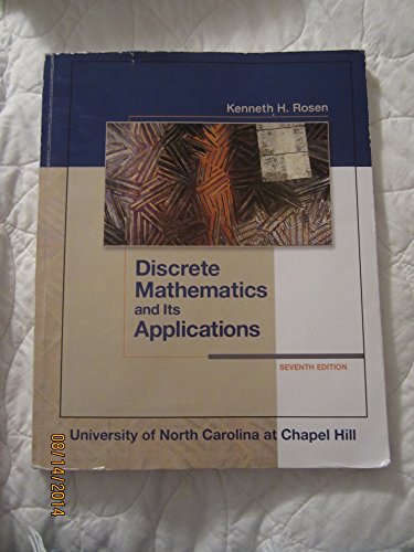 Discrete Mathematics and Its Applications: Rosen, Kenneth H ...