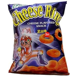 Amazon.com: Regent Cheese Ring Cheese Flavored Snack 60g, 6 Pack