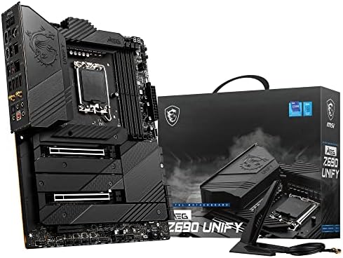 سعر MSI MEG Z690 UNIFY Gaming Motherboard, ATX Form Factor, Supports ...