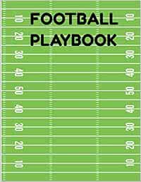 Football Playbook: 8.5" X 11" Coaches and players scouting notebook for ...