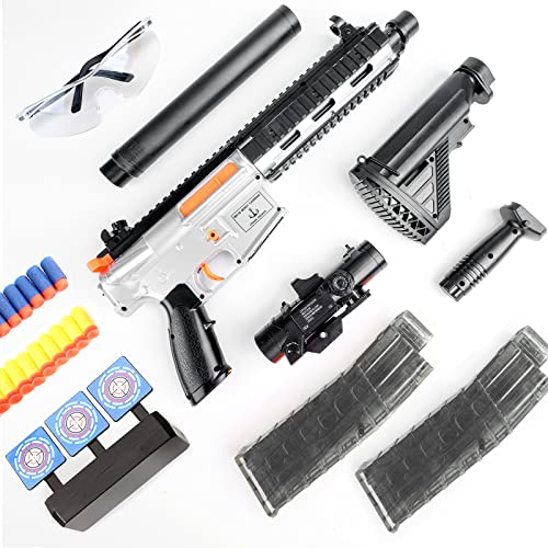 Automatic Toy Guns for Nerf Guns Automatic Toy Gun, M416 Auto-Manual Soft Toy Gun with 120 Darts ...