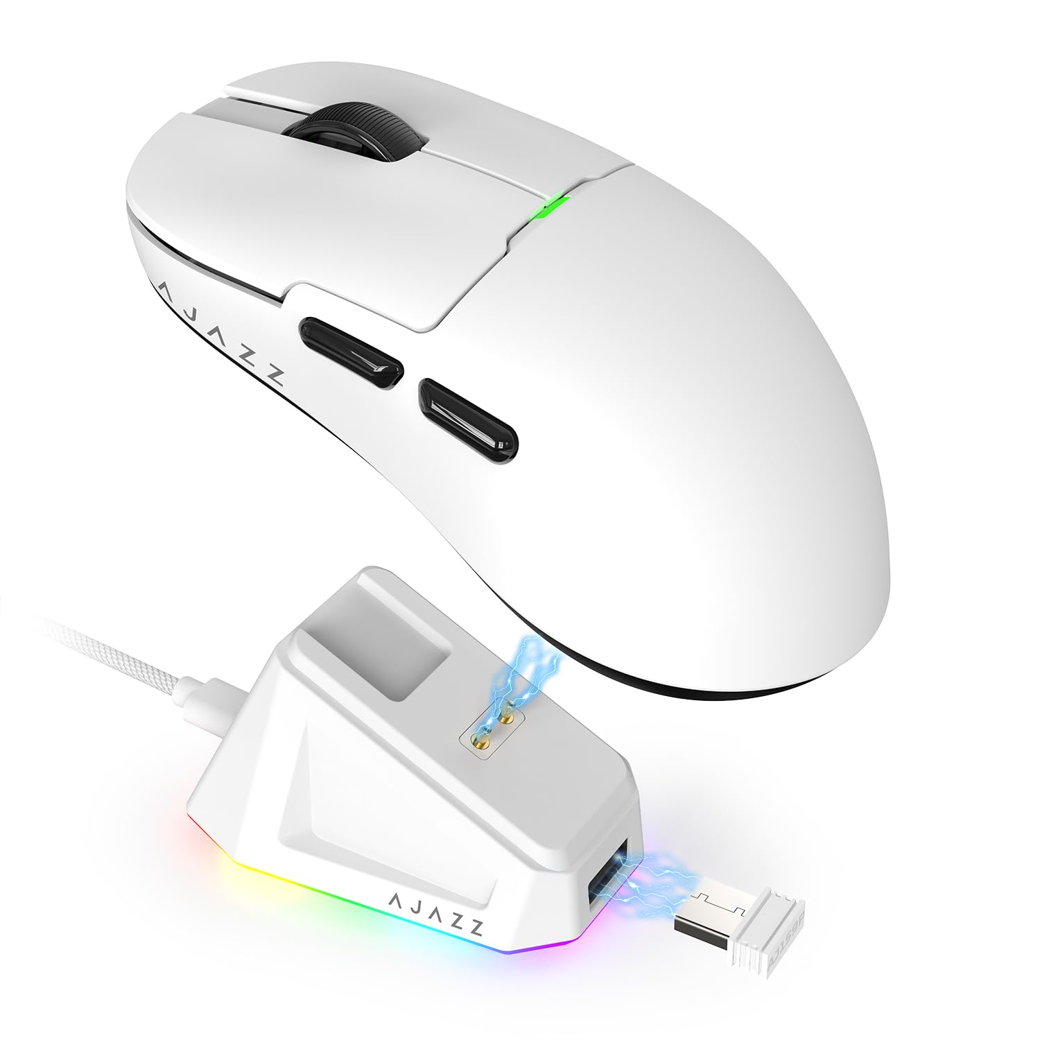 Mua AJAZZ AJ159P Superlight Wireless Gaming Mouse with Magnetic Charging Station, Ultralight 56g ...