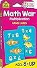 School Zone - Math War Multiplication Game Cards - Ages 8+, 3rd Grade ...
