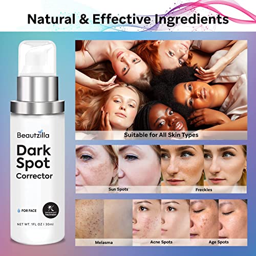 Dark Spot Remover for Face,Hyperpigmentation Treatment, black spots removal for face, Blemish ...
