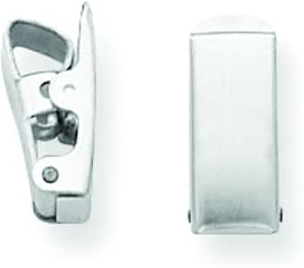 Amazon.com: Sterling Silver Fold Over Clasp 11.7mm