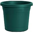 Amazon.com : Rugg Round Rolled Rim Planter, UV Resistant Polyresin Pot ...
