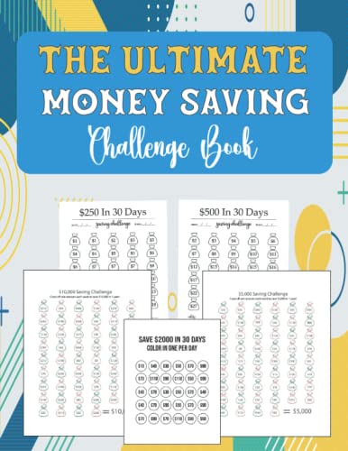 The Ultimate Money Saving Challenge Book: Easy Cash Budget Saving ...