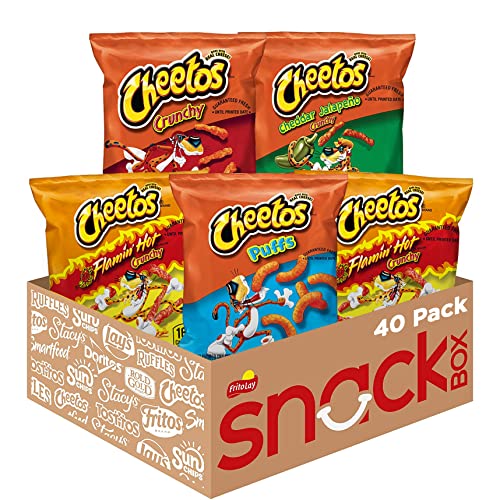 Cheetos Cheese Flavored Snacks Variety Pack, 40 Count in Saudi Arabia ...