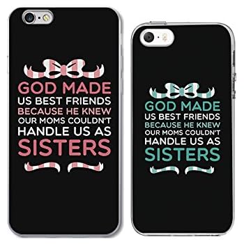 Amazon.com: Best Friends Sister Cousins Case Funny Matching Case,God ...
