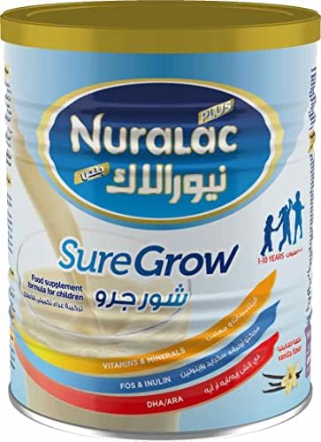 سعر Nuralac Sure Grow Vanilla 400gm فى السعودية | بواسطة امازون ...