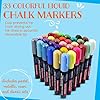 MMFB Arts & Crafts Chalk Markers - Pack of 33 Liquid Chalk Paint Pens ...