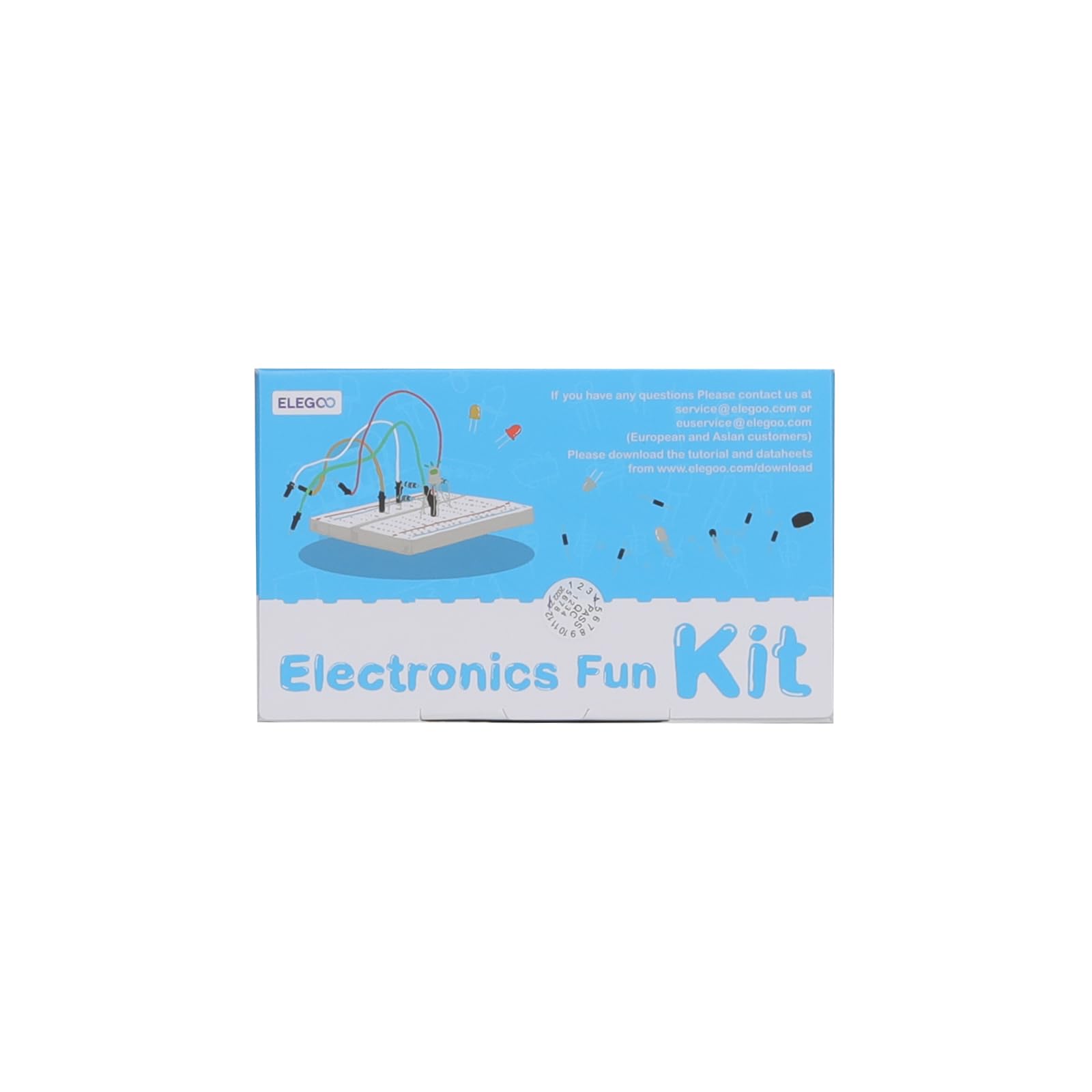 Mua ELEGOO Electronic Fun Kit Bundle with Breadboard Cable Resistor ...