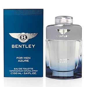 Amazon.com : Bentley for Men Azure Eau De Toilette Spray, 3.4 Ounce ...