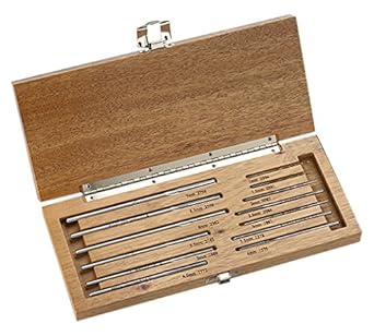 Yankee #17W Metric 13 pc Reamer Set, Straight Flute, HSS, 1 mm-7 mm x 1 ...