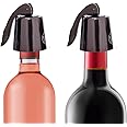 Amazon.com: 2-PACK Wine Bottle Stopper, Plug with Silicone, Wine Saver ...